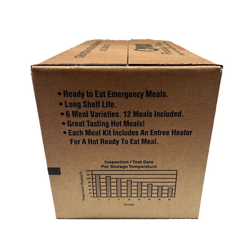 Ameriqual APack MRE (Meal Ready to Eat) Case 12 Meals | Ammo Can Man