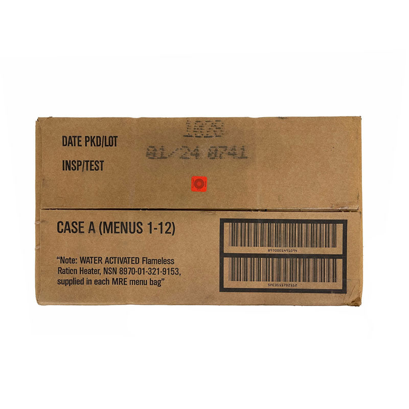 Genuine US Military MRES (Meals Ready-to-Eat) A&B CASES | Ammo Can Man