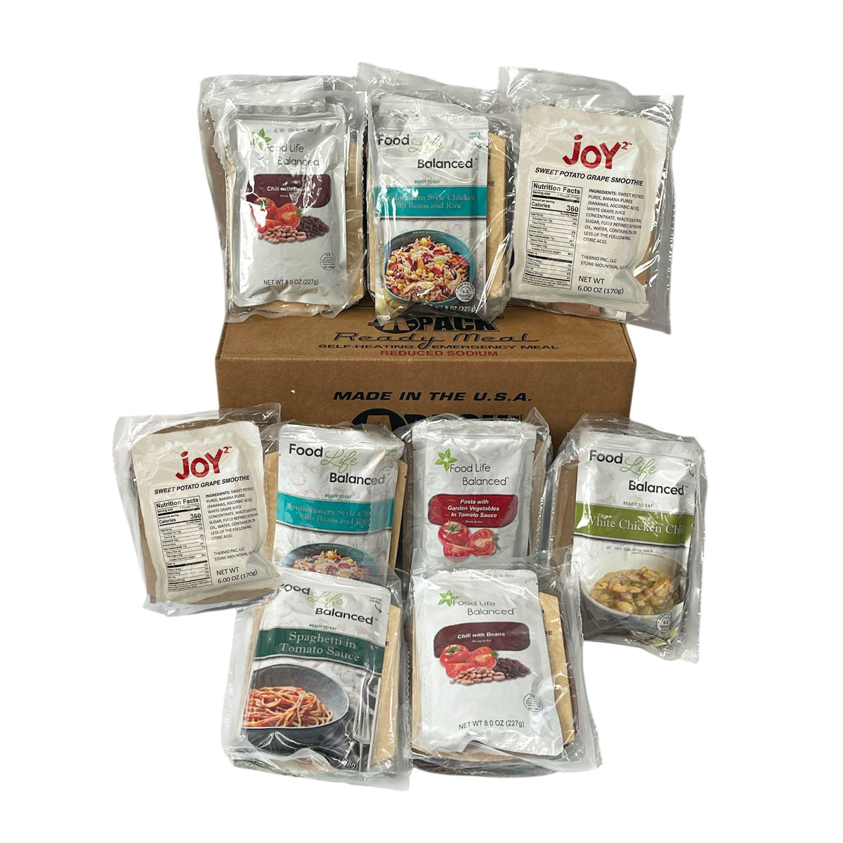 Ameriqual APack MRE (Meal Ready to Eat) Case 12 Meals | Ammo Can Man