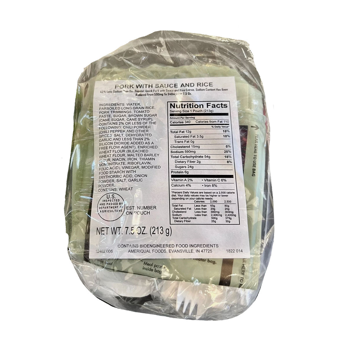 Ameriqual APack MRE (Meal Ready to Eat) Case 12 Meals | Ammo Can Man