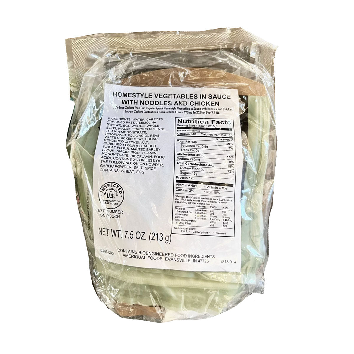 Ameriqual APack MRE (Meal Ready to Eat) Case 12 Meals | Ammo Can Man